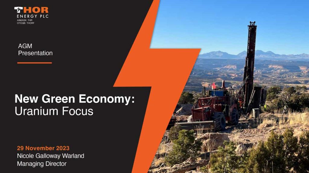 RIU - Investor Presentation (May 2024) | Thor Energy PLC